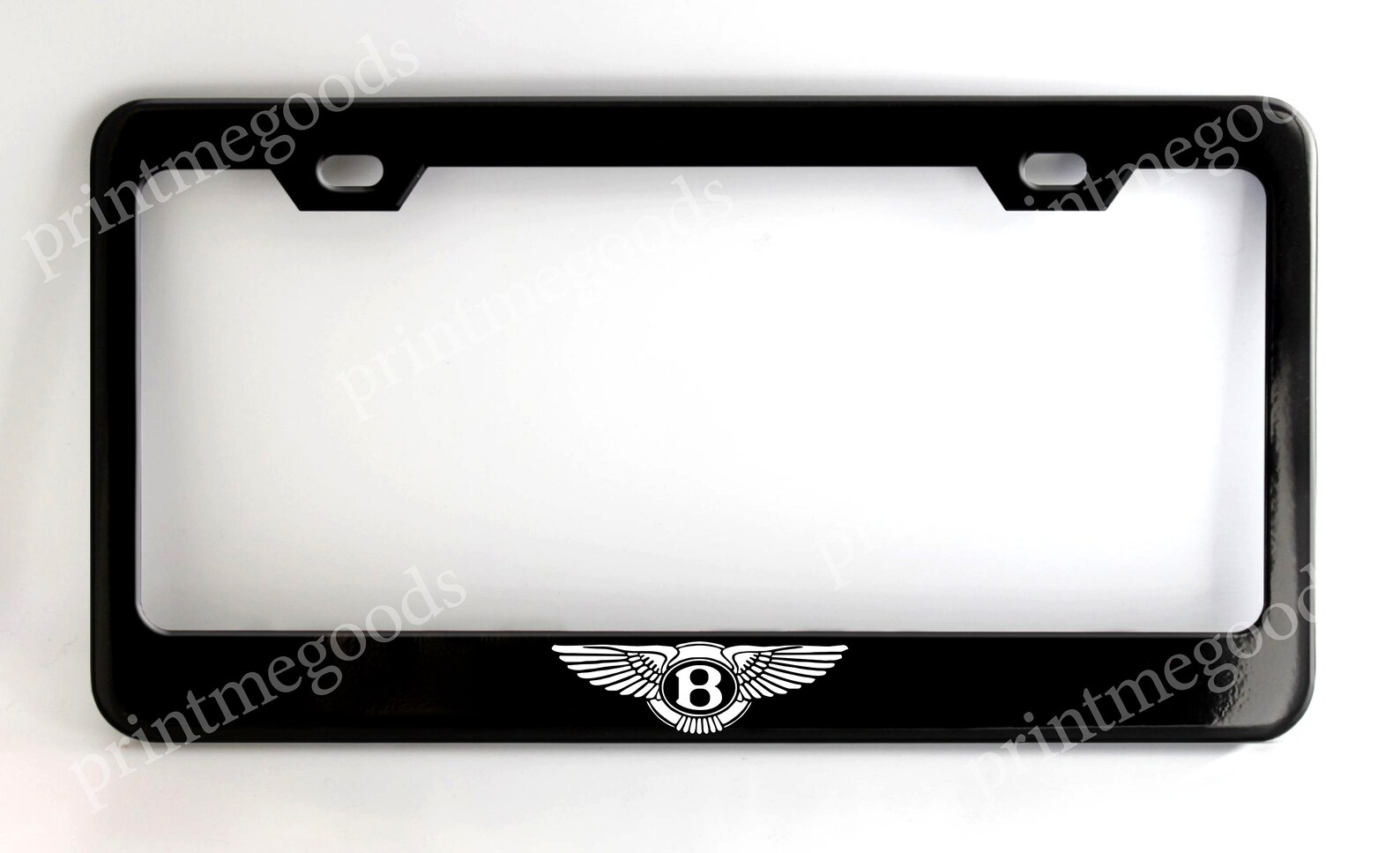 Bentley Logo Black License Plate Frame Custom Made of Powder - Etsy
