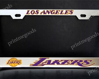 Lakers License Plate Frame - Etsy