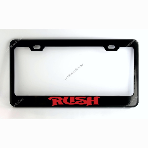Rush License Plate Frame - Etsy