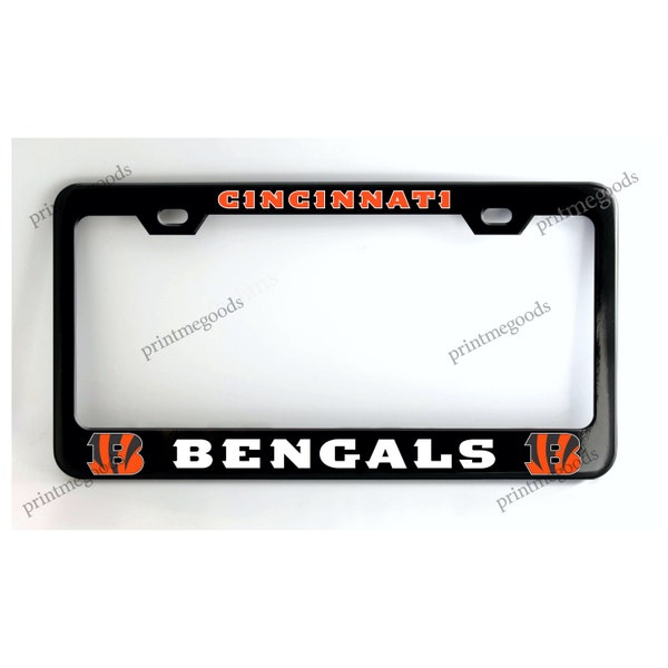 Bengals License Plate Frame - Etsy