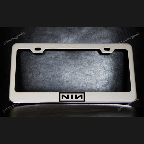 Metal Band License Plate Frame - Etsy