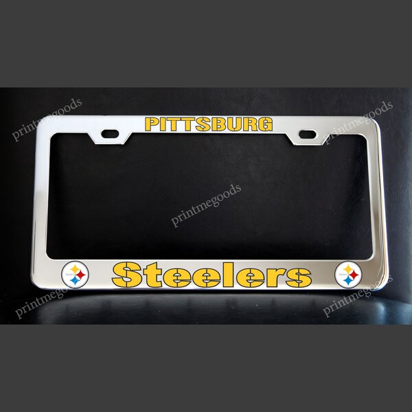 Steelers License Plate Frame - Etsy