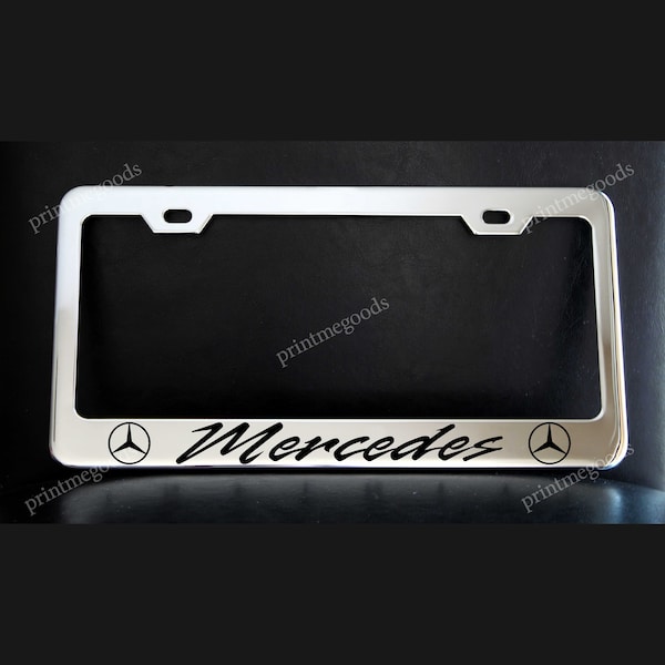 Mercedes License Plate Frame - Etsy