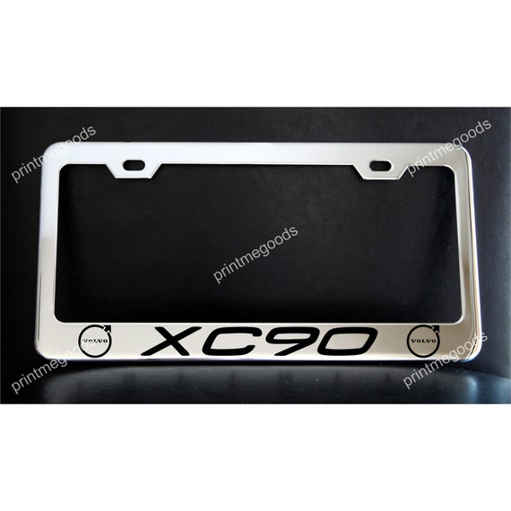 VOLVO XC90 License Plate Frame Custom Made of Chrome Plated - Etsy