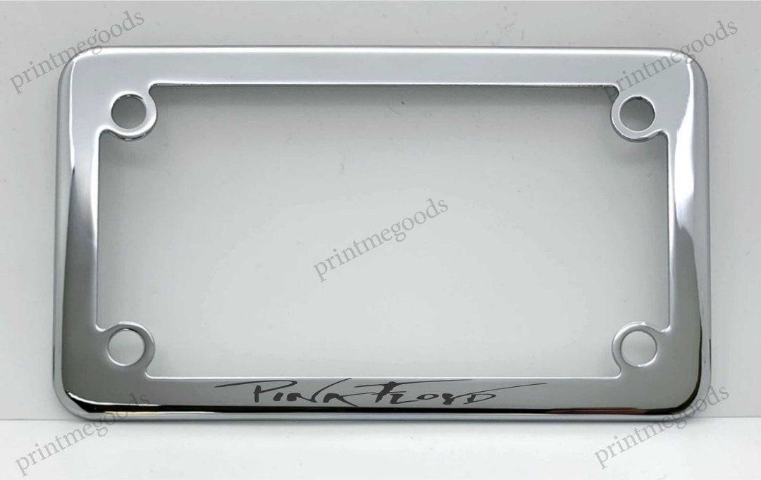 Pink Floyd Motorcycle License Plate Frame Custom Made of - Etsy