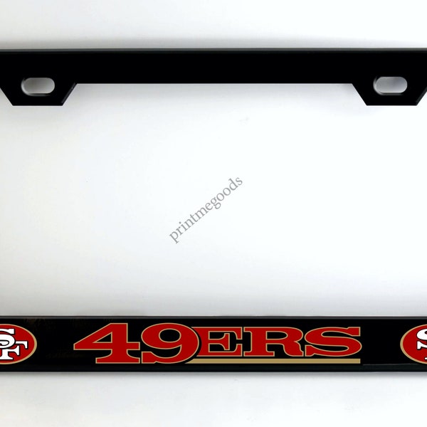 49ers License Plate Frame - Etsy