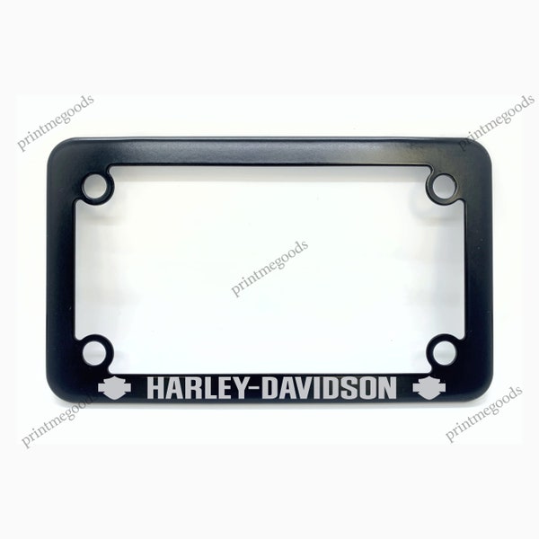License Plate Frame Black Harley-Davidson Black License Plate Frame ...