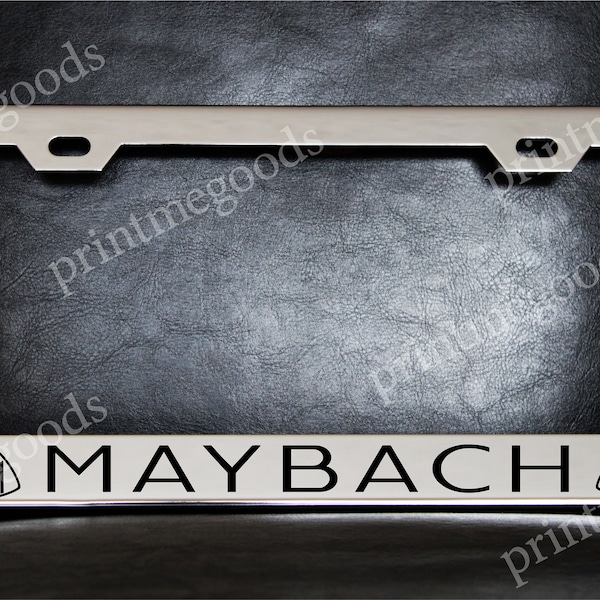 Mercedes Benz Chrome License Plate - Etsy