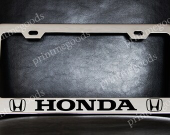 License Plate Frame Honda - Etsy
