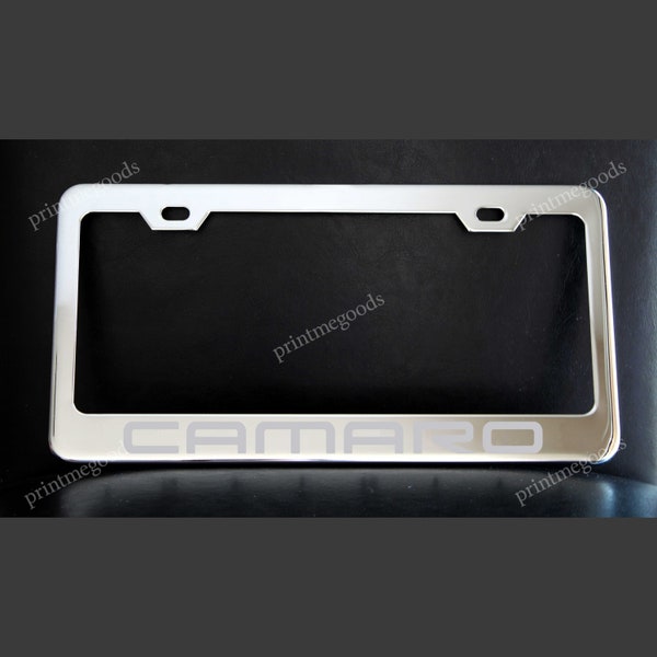 Camaro License Plate Frame - Etsy