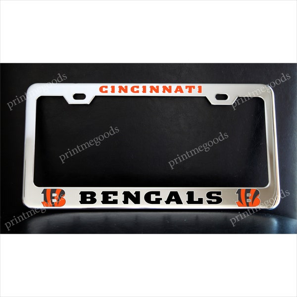 Bengals License Plate Frame - Etsy