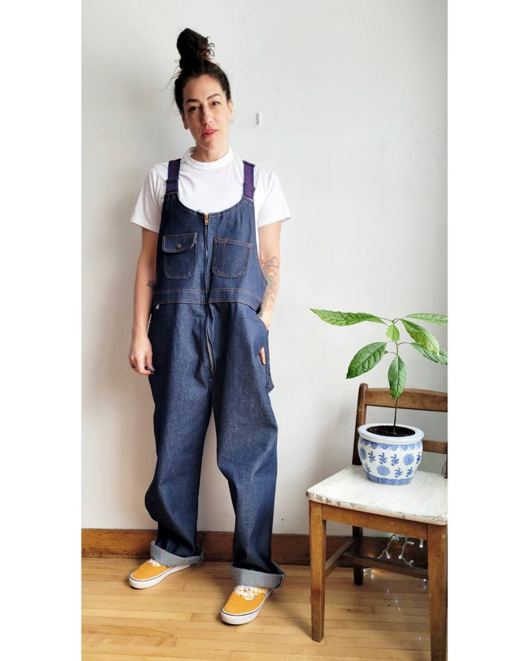 90s Work Overalls Utility Overalls Vintage Dungarees Heavy-duty ...