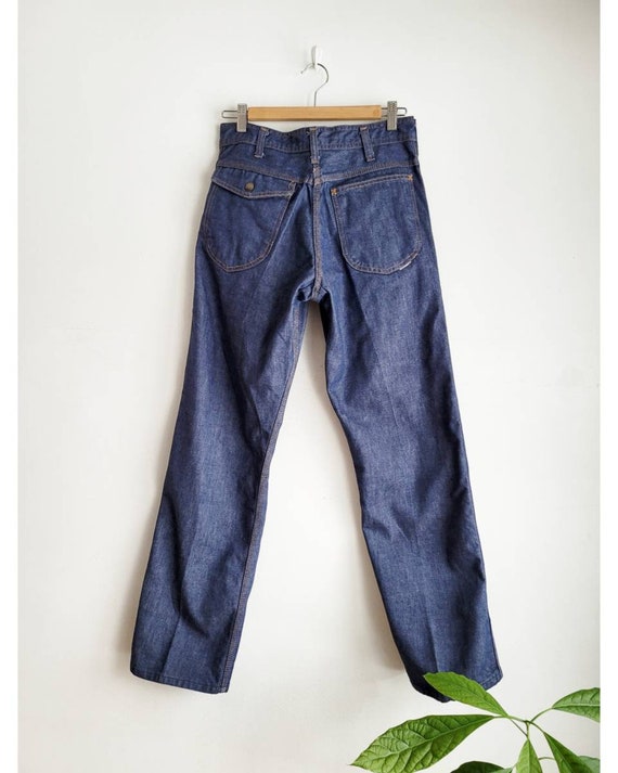 1970s Work Jeans Men Workwear Vintage Boho Jeans Work… - Gem