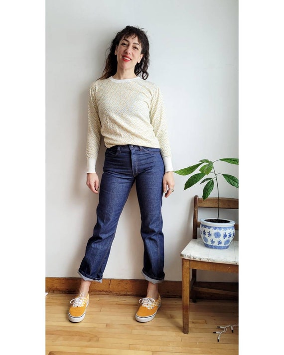 1970s Work Jeans Men Workwear Vintage Boho Jeans Work… - Gem