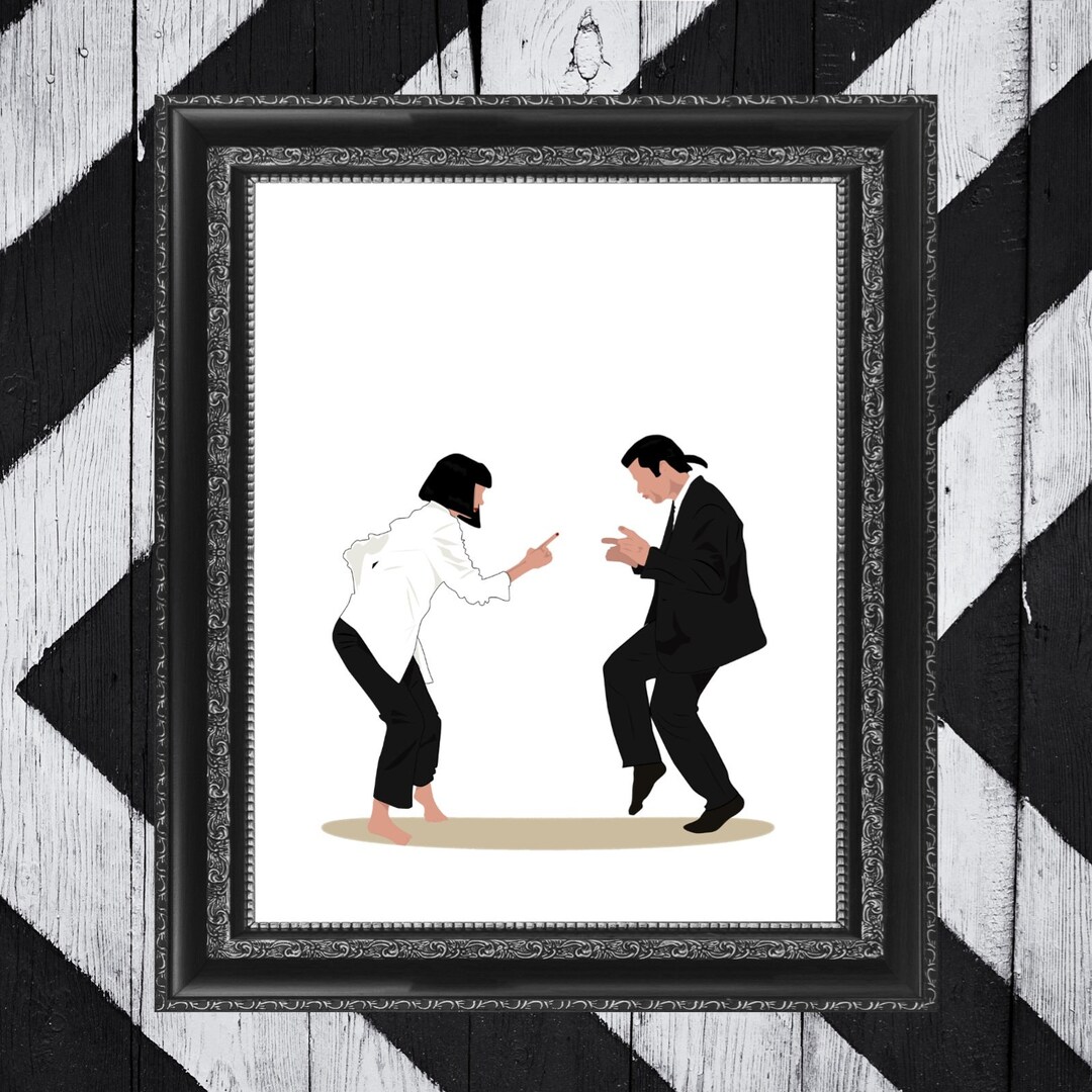 Pulp Fiction Movie Scene Print - Etsy