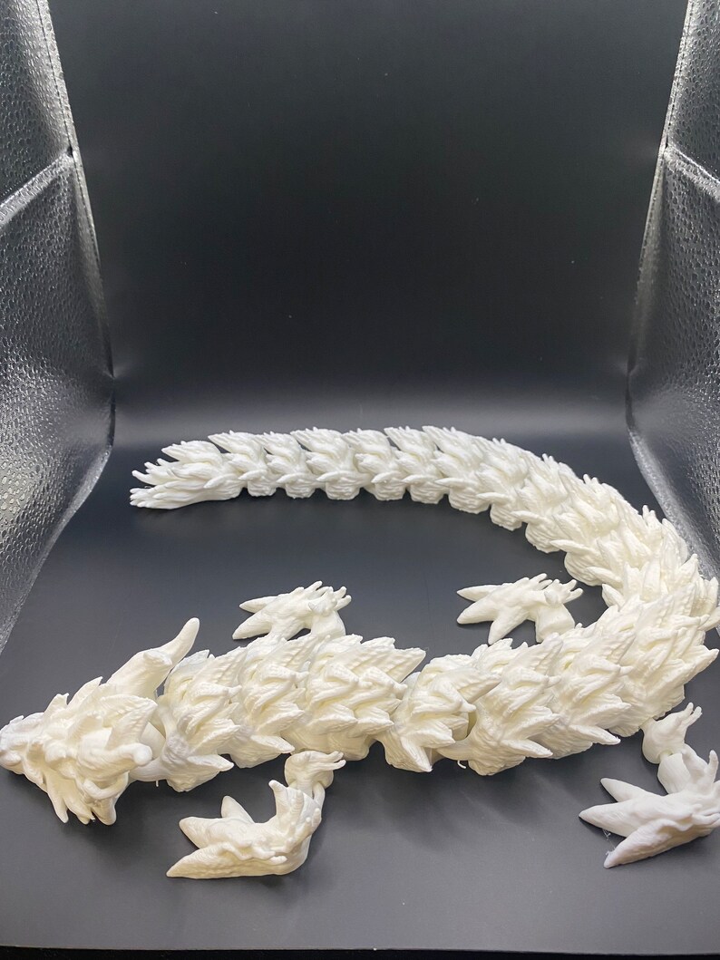 3D Articulated Dragon - Multiple Colors Available - Etsy