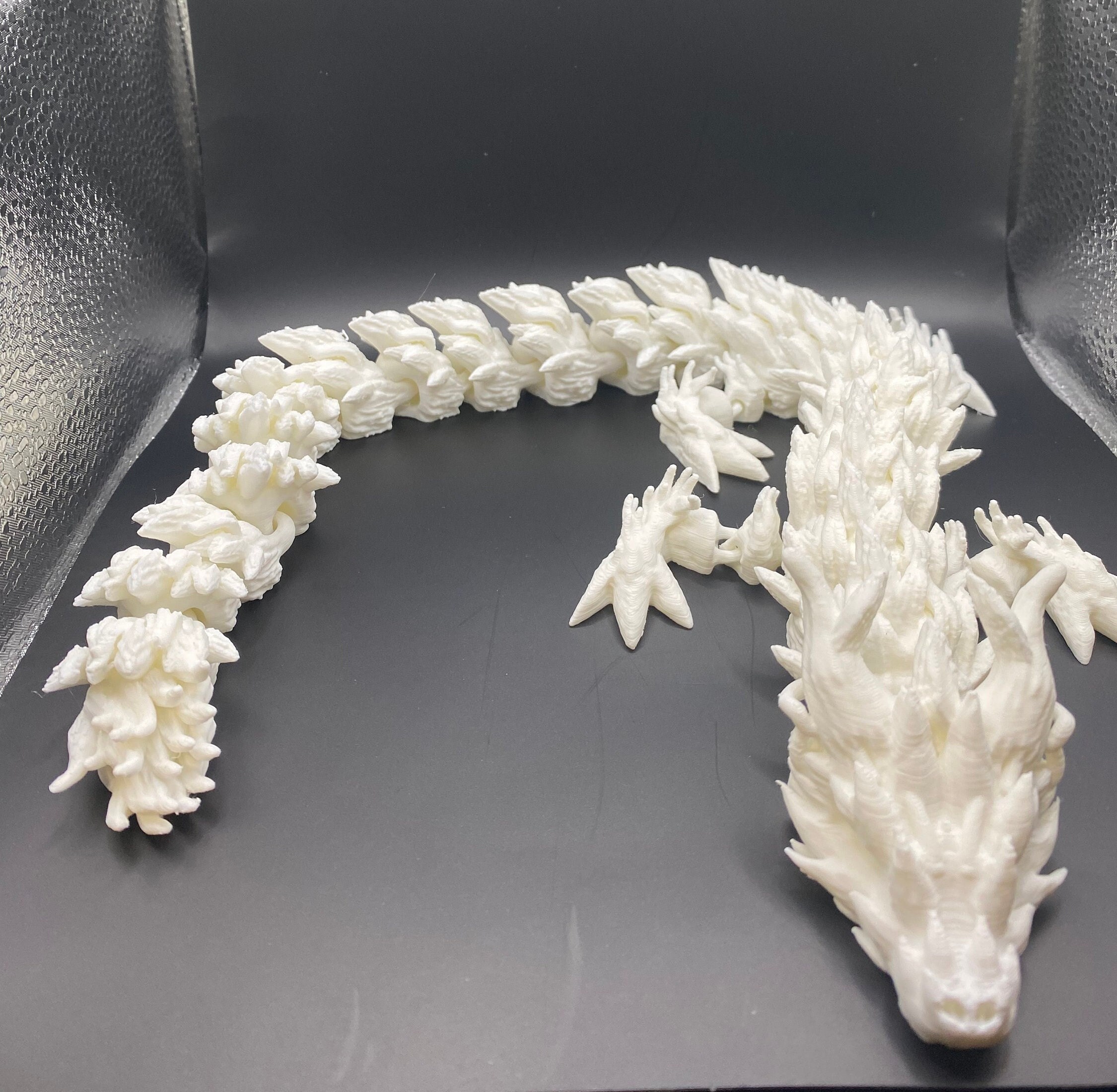 3D Articulated Dragon - Multiple Colors Available - Etsy