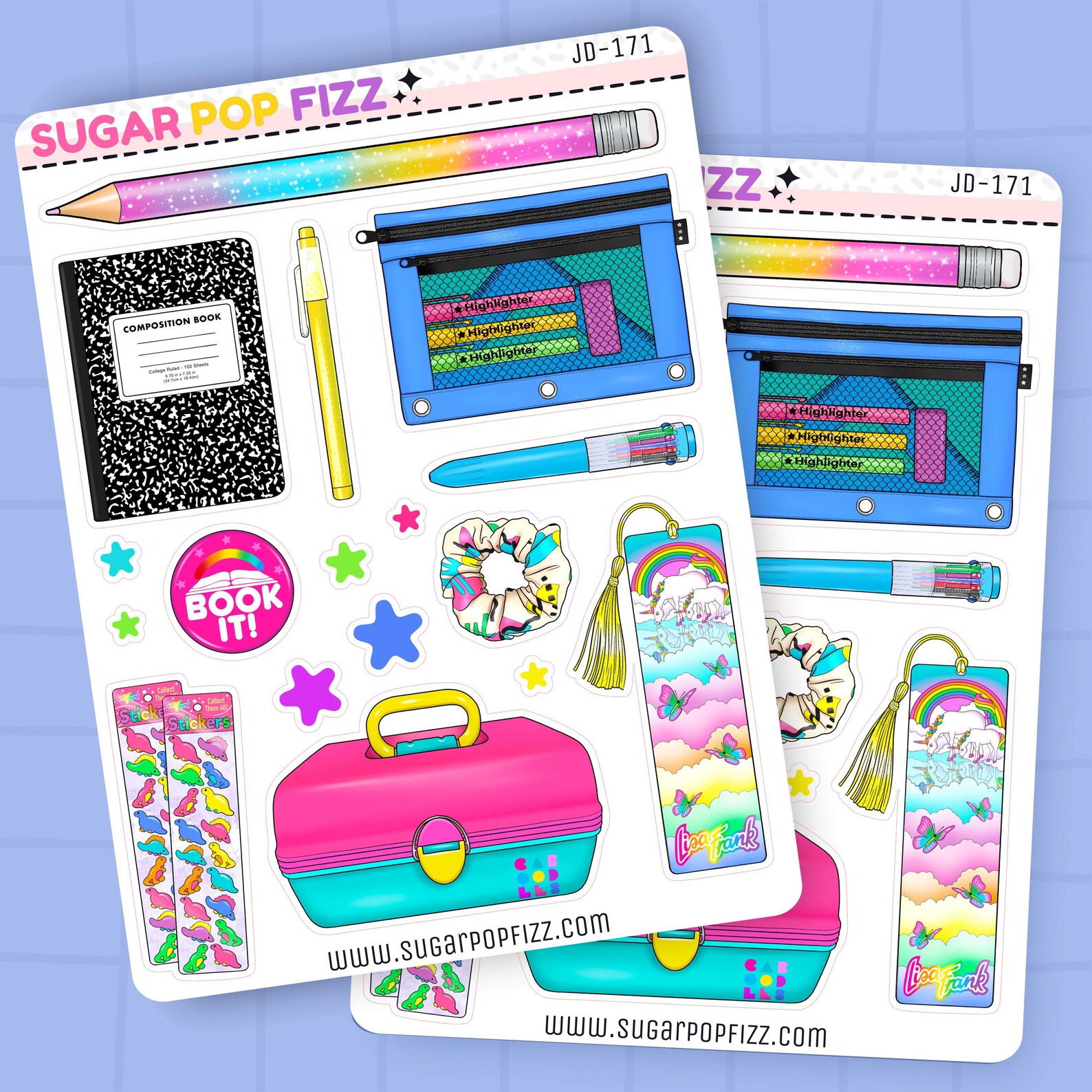 Book It Book Fair Journaling Deco Stickers - Etsy