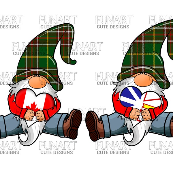 Gnome Clipart - Etsy