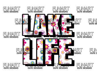 Lake Life PNG File, Sublimation Design, Digital Download, Sublimation ...