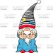 Gnome Clipart Png File Cute Gnome Design Vectors GNOME Clipart ...