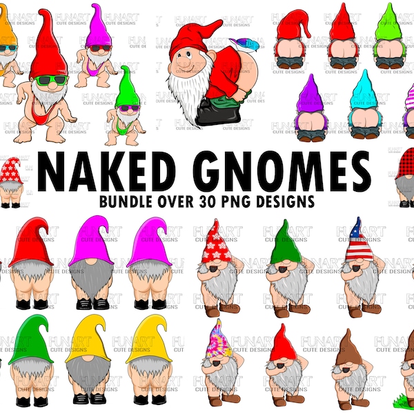 Naughty Garden Gnomes - Etsy