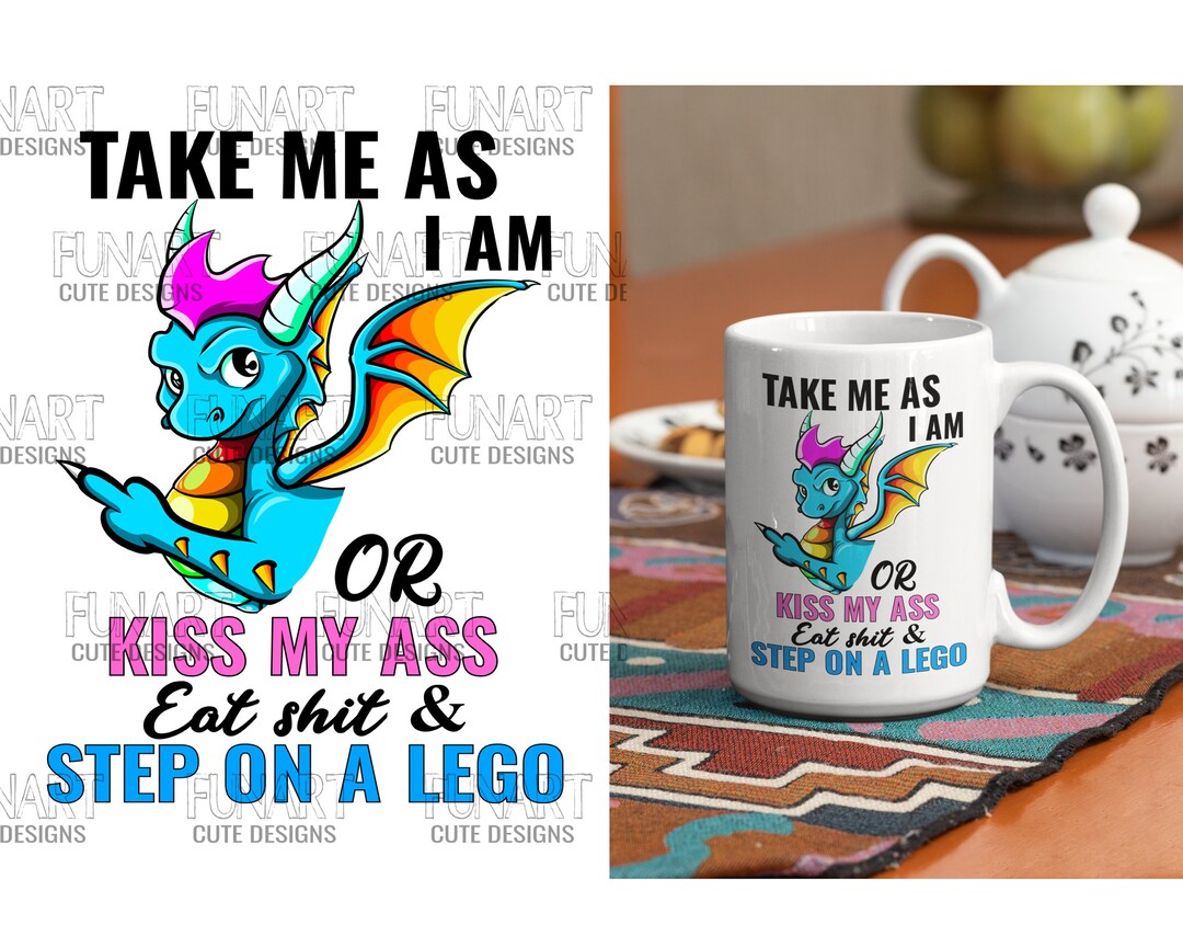 Cussing Dragon PNG File: Middle Finger Design, Transparent Background ...