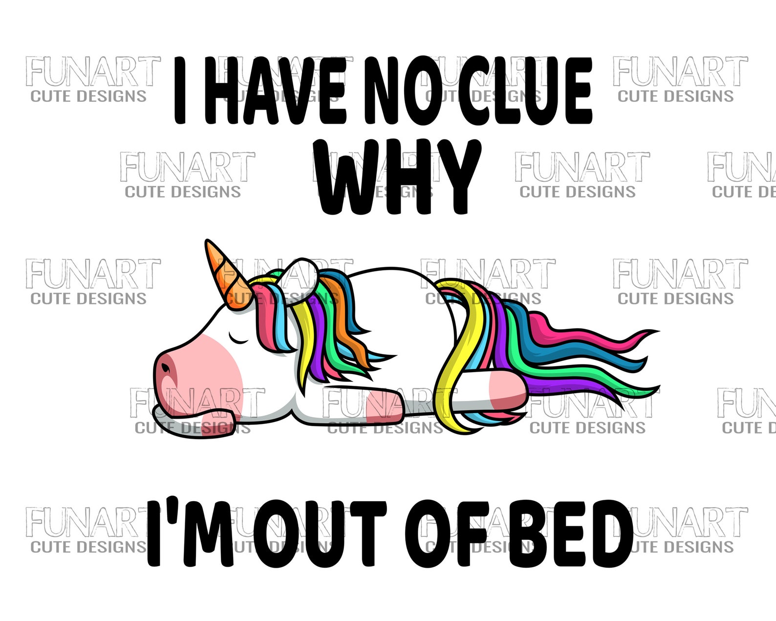 Funny Dramatic Unicorn PNG File, Sublimation Design, Digital Download ...