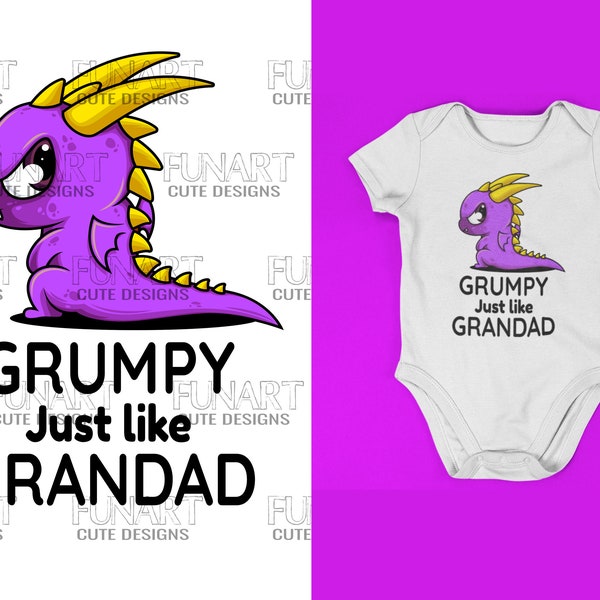 Grumpy Dragon Png - Etsy