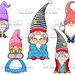 Gnome Clipart Png File Cute Gnome Design Vectors GNOME Clipart ...