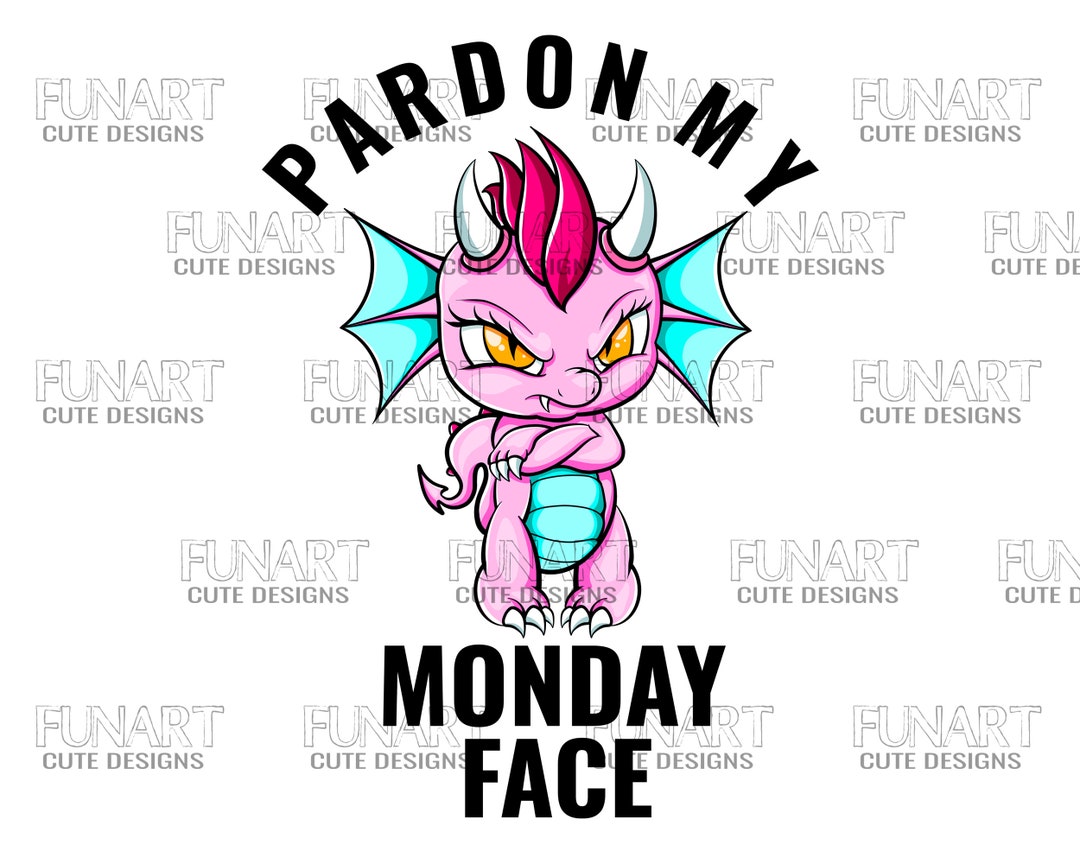 Angry Dragon PNG: Funny Dragon Quotes Sublimation Design (digital ...