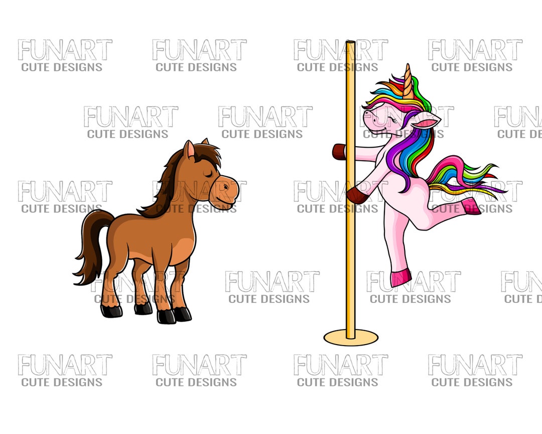 Pole Dance Unicorn PNG File, Sublimation Design, Digital Download ...