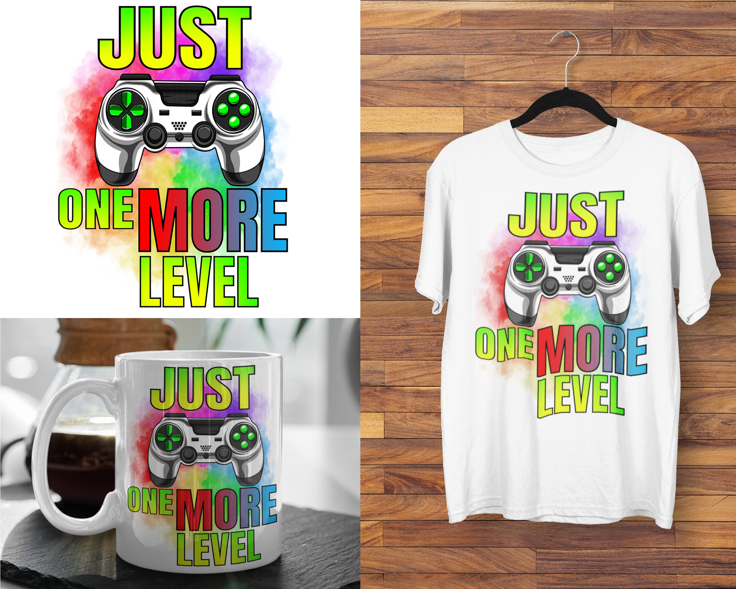Gamer Bundle Designs Png File 10 Gamer Designs - Etsy
