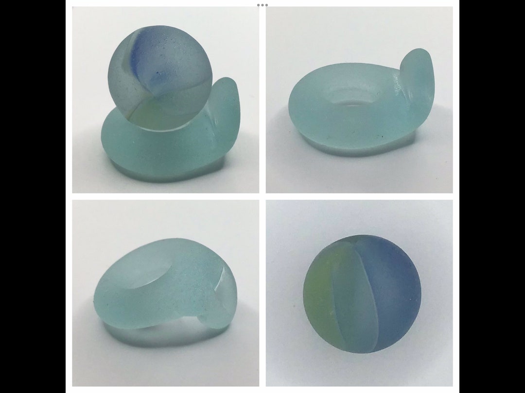 Genuine Sea Glass Marble Stack Collectible, Historic Sea Glass Genuine ...