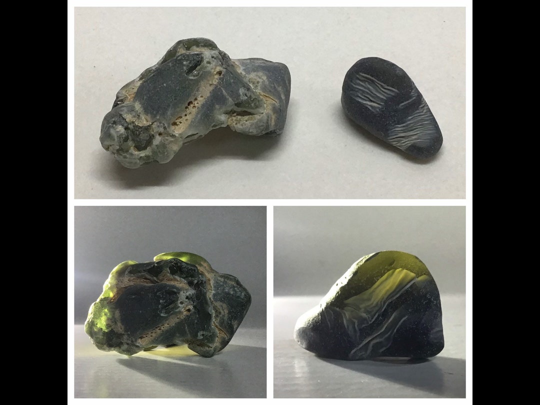 Genuine Bonfire Sea Glass Curious and Rare, Vintage Bonfire Glass ...