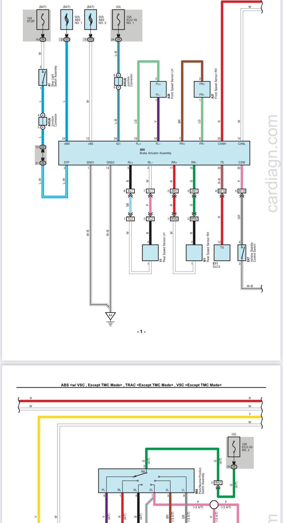 Toyota Corolla 2009-2010 Wiring Diagrams , Ebook , Pdf , Instant ...