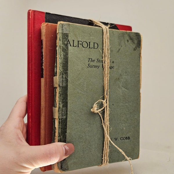 Rustic Books - Etsy