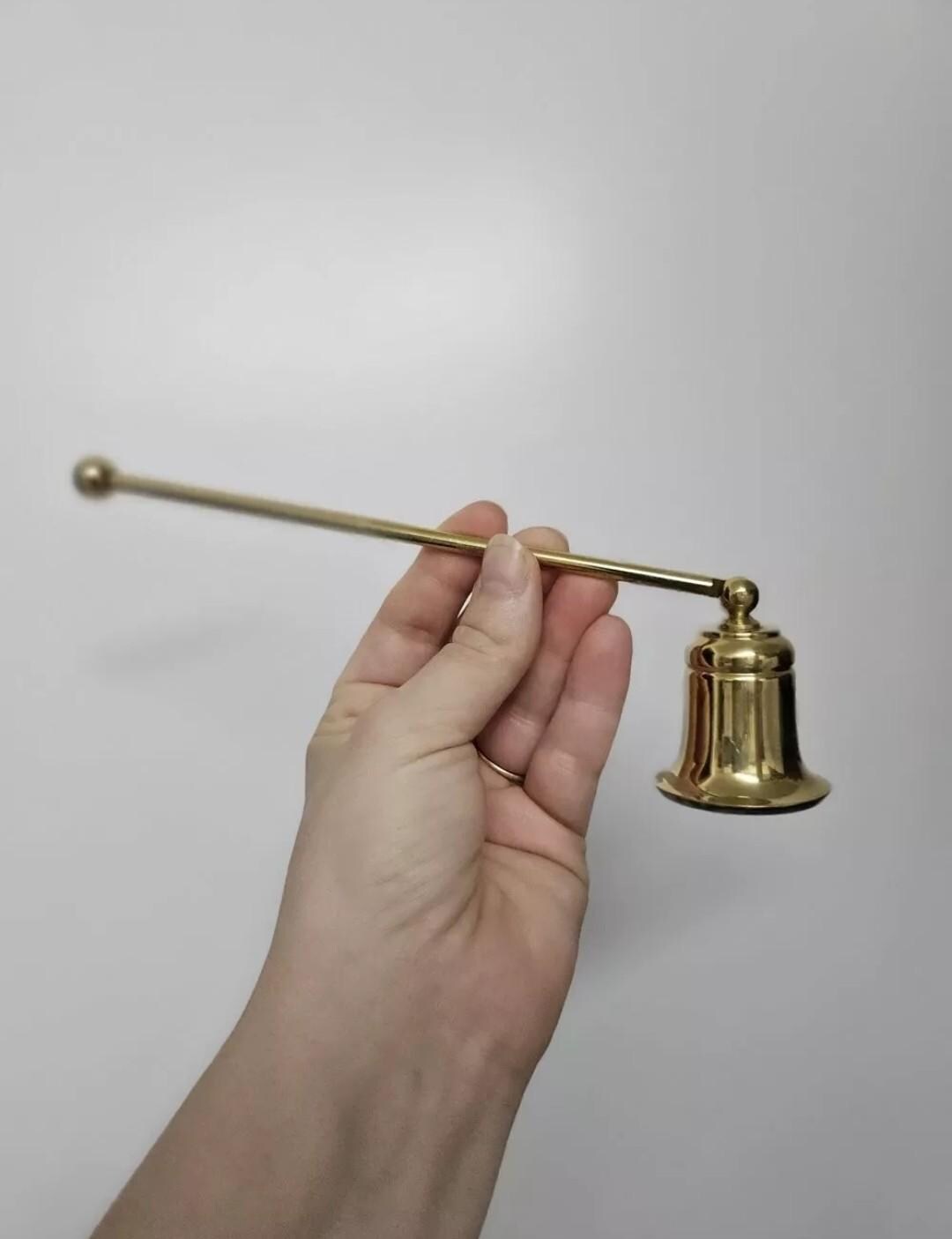 Beautiful Extra Large Vintage Bell Shaped Brass Snuffer - Etsy