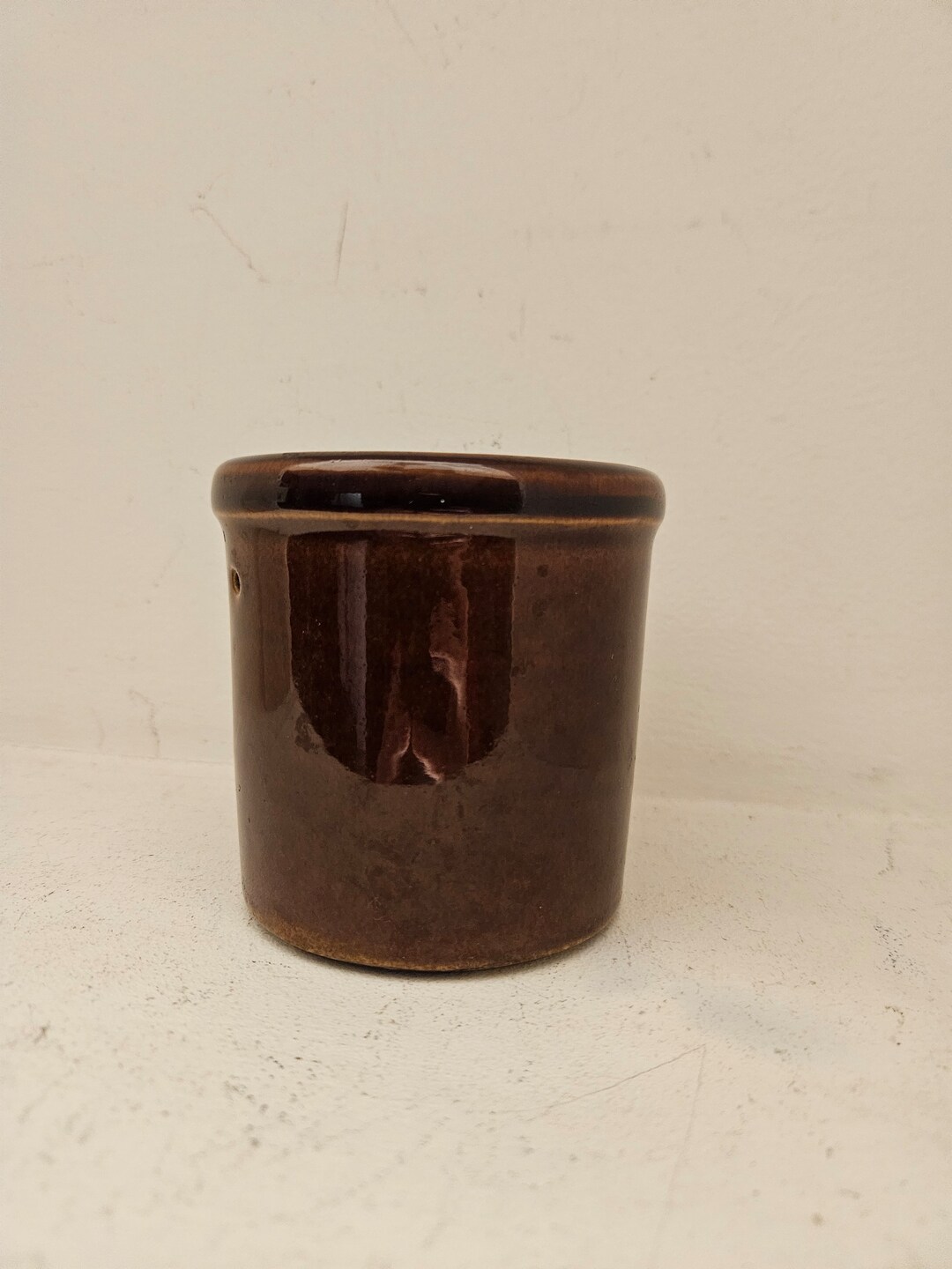 Vintage Boho Beautiful Brown Crock - Etsy