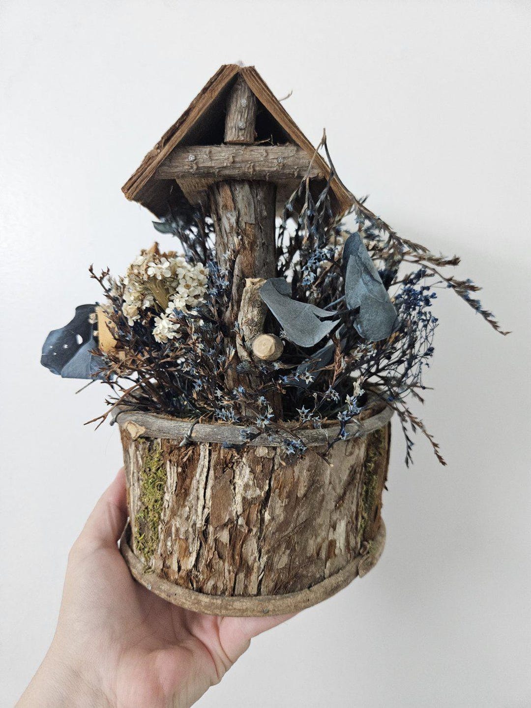 Gorgeous Dried Floral Well Arrangement - Etsy