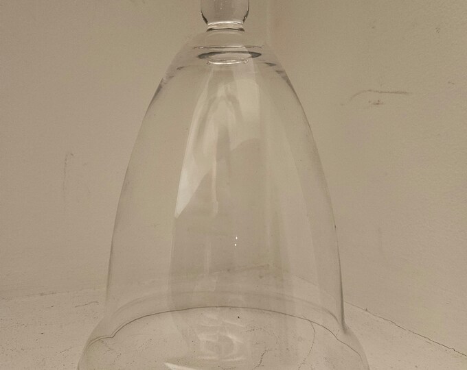 Pretty and Large Glass Bell Shaped Cloche - Etsy
