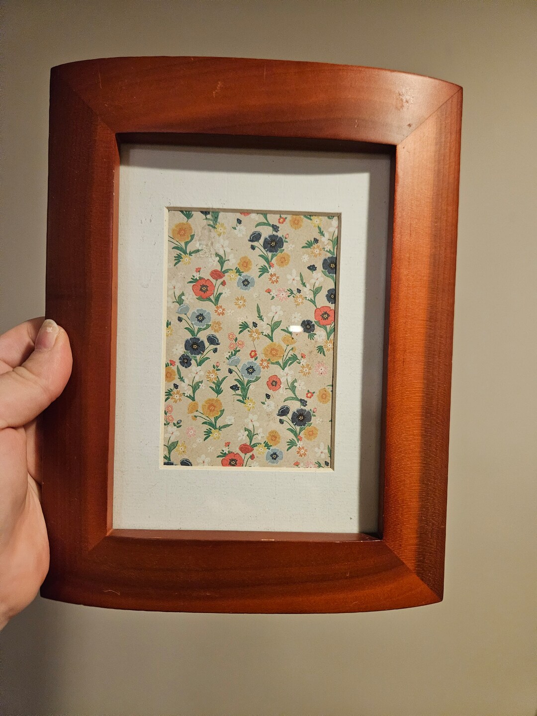 Beautiful Large Vintage Solid Wood Frame Gallery Wall Tabletop Decor 7 ...