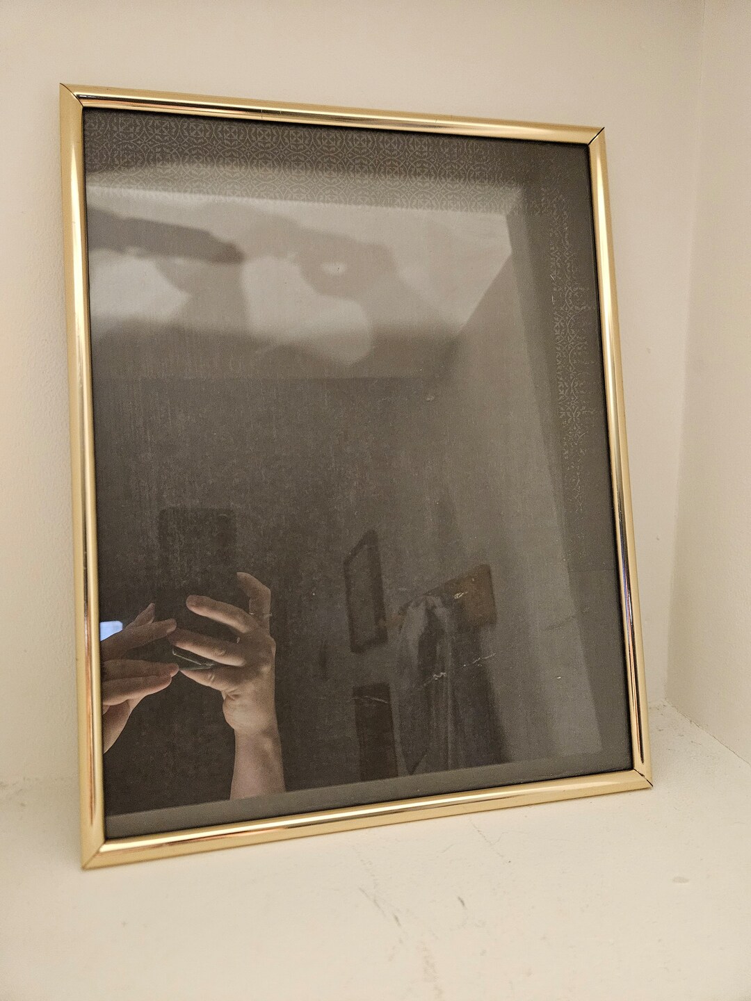 Large Vintage Brass Frame Pretty 11x14 Inches - Etsy