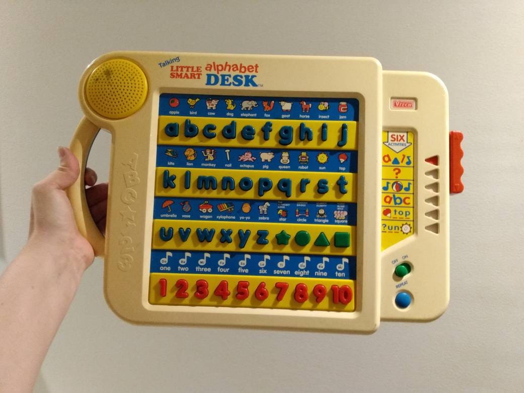 Vintage Vtech Talking Little Smart Alphabet Desk Electronic - Etsy