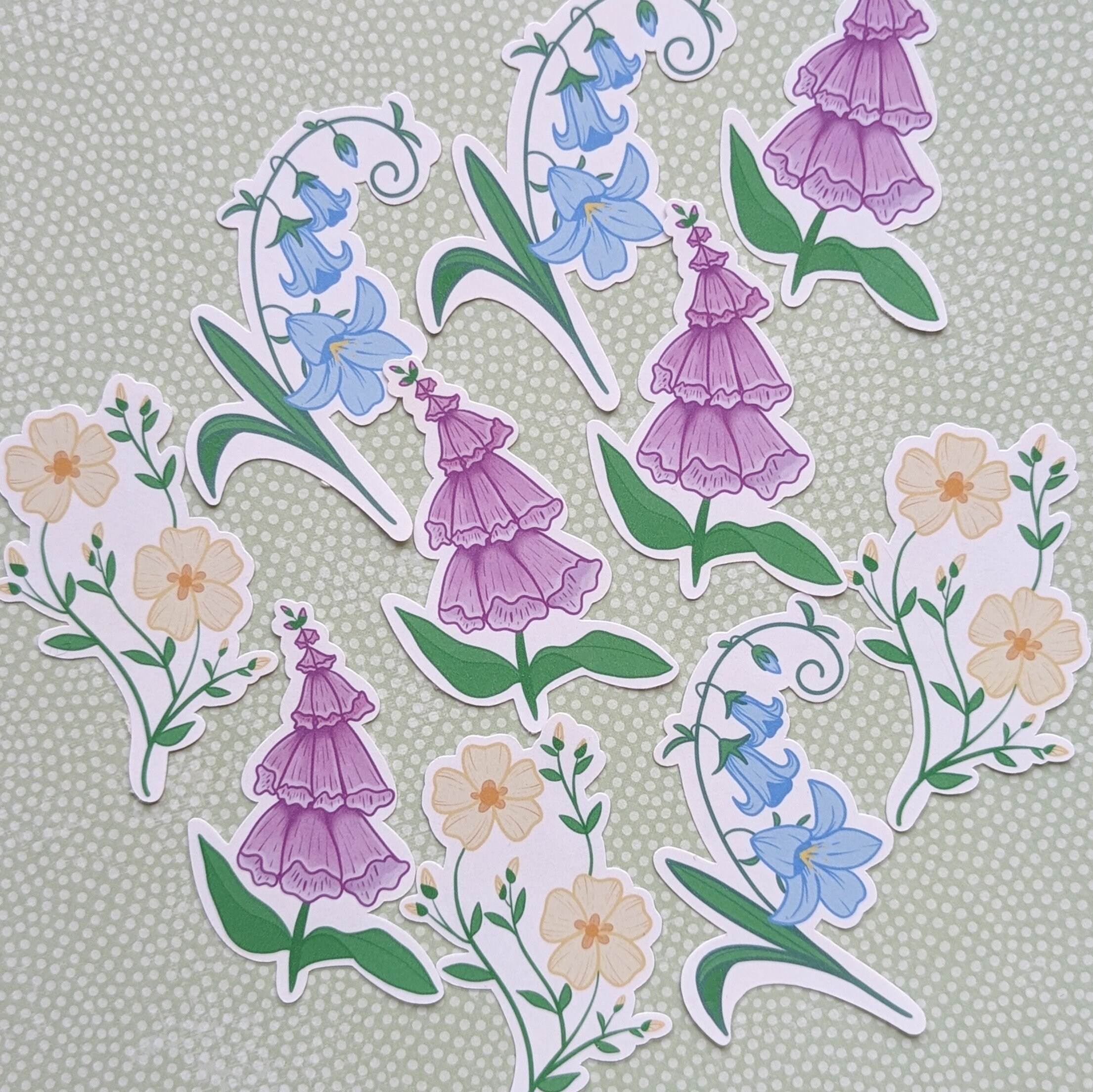 Foxglove Sticker 2.5 Die Cut Vinyl Sticker Sticker for Journal, Laptop ...