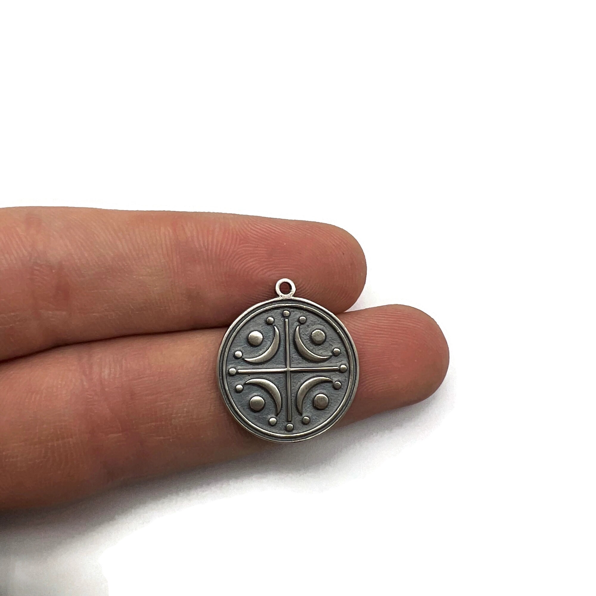 Four Elements Necklace Silver Element Jewelry Elemental - Etsy