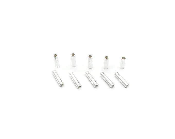 Silver Round Tube, 10 Pieces 925 Sterling Silver Round Tube Beads ...