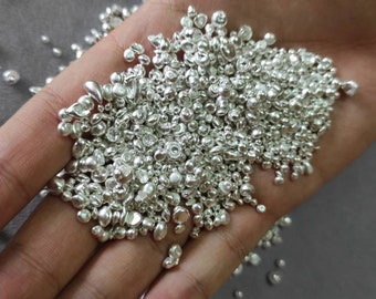 Pure Silver Nuggets - Etsy