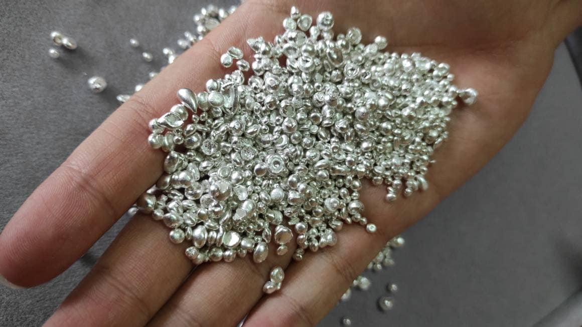 999 Fine Silver Shot Nuggets Investment Grade Grain Gram