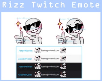 Rizz Emote - Etsy